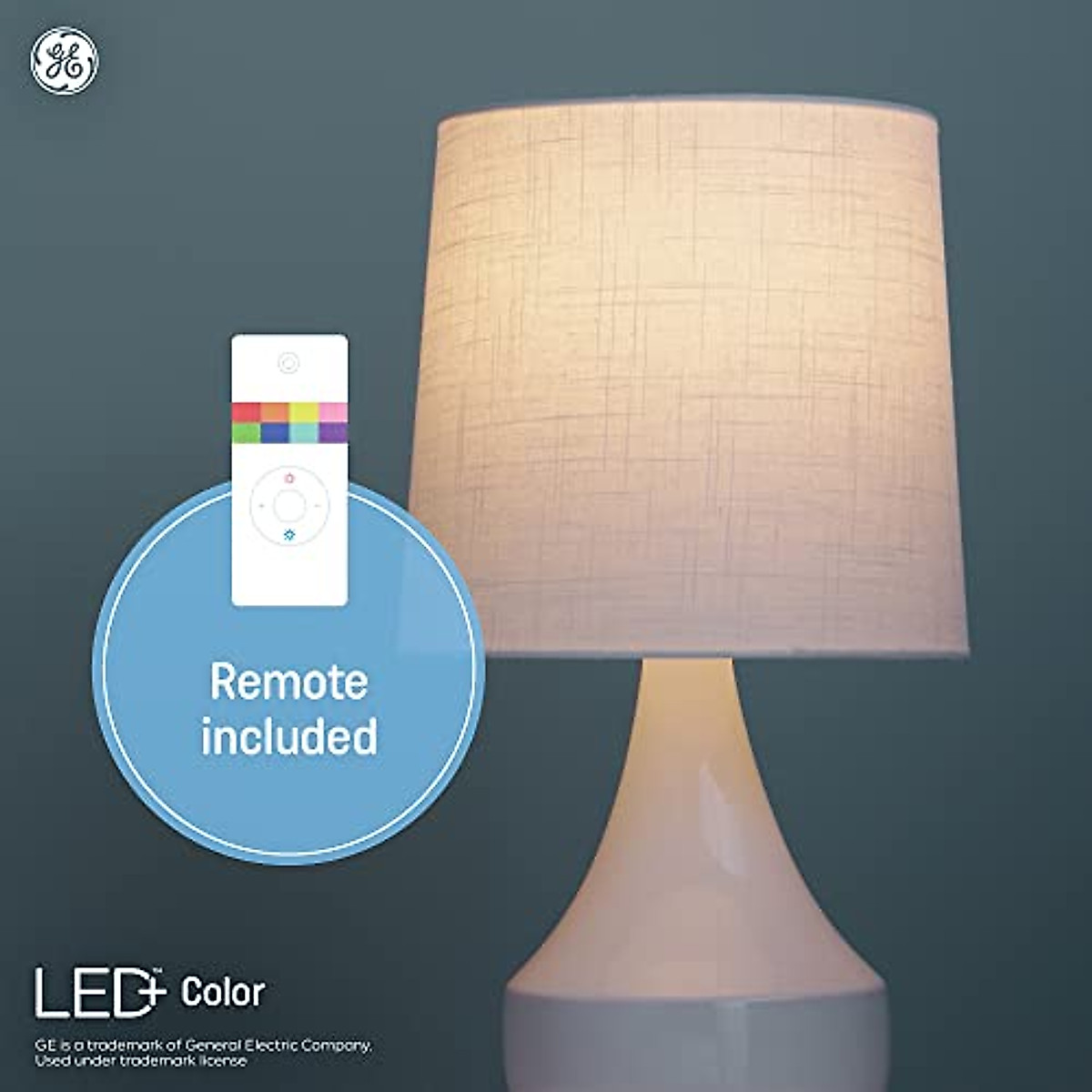 GE LED+ Color Changing LED Light Bulbs with Remote, No App or Wi-Fi Required, A19 Bulbs (3 Pack)