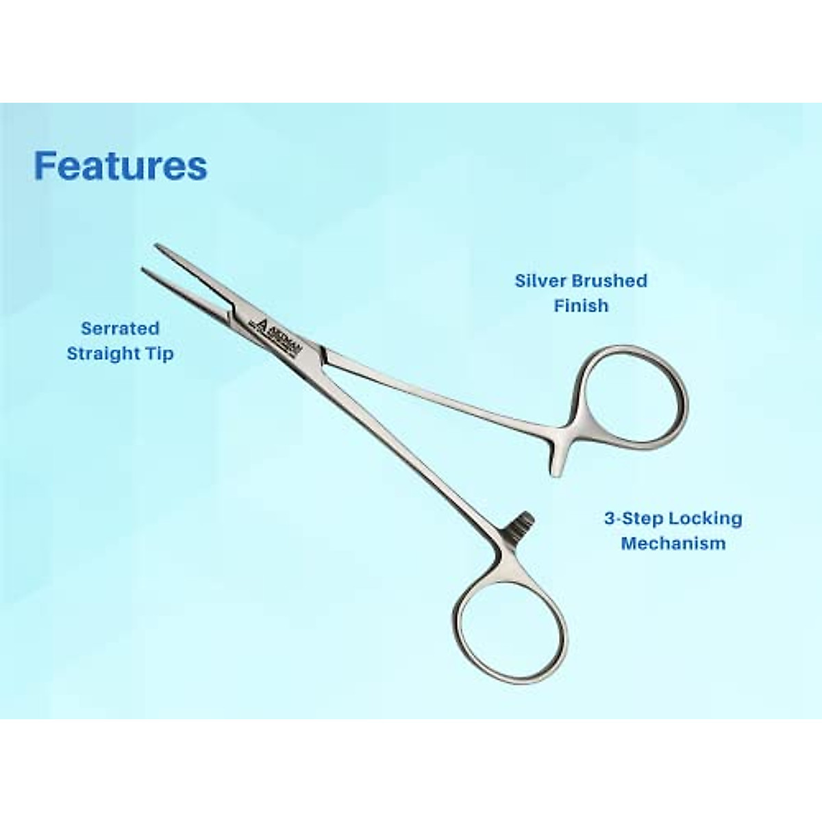 Artery Forceps Straight 5 inches Mosquito Orthodontic Dental Surgical hemostat by Wise LINKERS