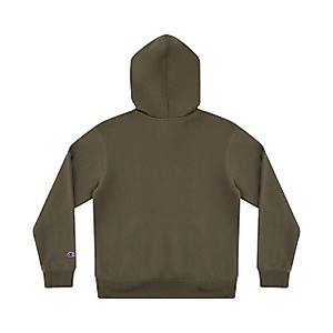 Champion Kids Clothes Sweatshirts Youth Heritage Fleece Pull On Hoody Sweatshirt with Hood (Medium, Cargo Olive)