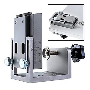 pocket screw jig MD21 Aluminum Alloy Pocket Hole Jig Kit With 9mm Step Drill Bit