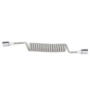 ANGGREK Long Shower Hose ABS Spring Flexible Shower Hose for Water Plumbing Toilet Bidet Sprayer Bathroom (Grey)