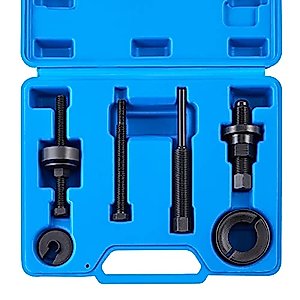 Orion Motor Tech OMT Power Steering Pump Pulley Puller/Installer Tool Set, Pump Pulley Remover Installer Tools Compatible with Ford, GM, and Chrysler Vehicles