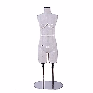 Tailors Dummy Mannequins Small Female Tailor Dummy, 1:2 Scale Dress Form Mannequin Dressmakers Manikins Adjustable Height Decoration Accessories Dressform Mannequin