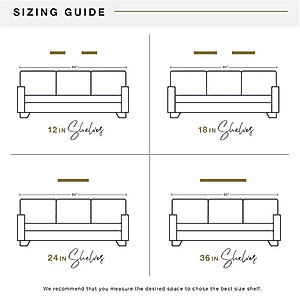 MCS Floating Shelf, Room Decor Wooden Shelf, Walnut Woodgrain, 12 x 4 Inch, Set of 2