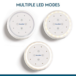 AccuMed White Noise Machine with Real Fan, Adjustable Volume, Non-Looping Sound Machine for Sleeping, Adults and Baby, Night Light, Privacy for Office, Sleep, Relaxation, Travel Portable (AC-WN106)