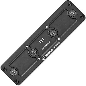 FANAUE MLok Arca Rail Tripod Mount Adapter Compatiable Arca-Swiss/RRS Dovetail Tripod Ballhead Quick Release Plate(M LOK-140)