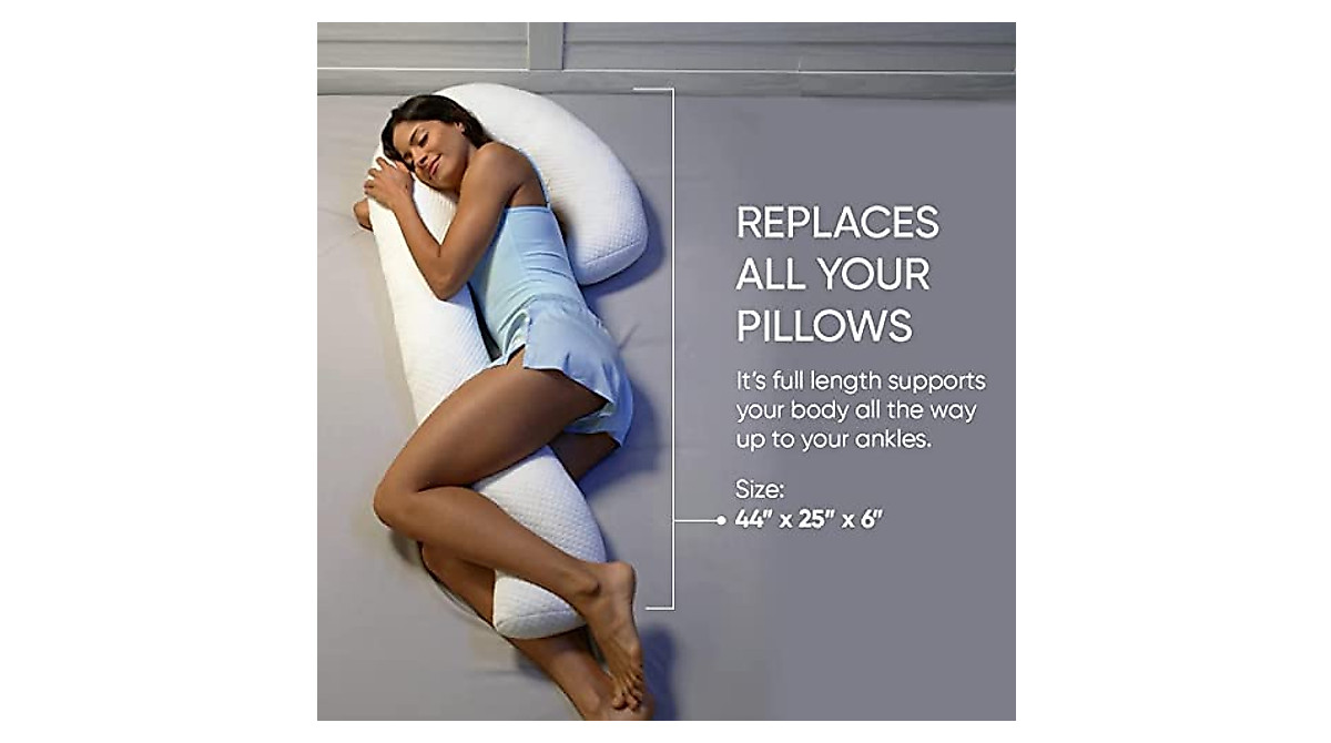 Contour Swan Body Pillow - Full Body Support & Spine Alignment