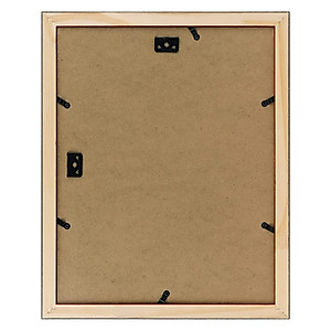 Golden State Art, 11x14 Brown Photo Frame-Display Photos 8x10 with Mat or 11x14 without Mat - Solid Wood, Real Glass (Wall Display) 2 Pack