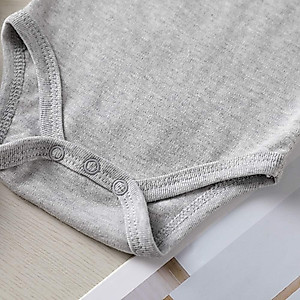 shlrzy Handsome just Like dad Newborn Baby boy Clothes Funny Baby Bodysuits graylong,0-3Months