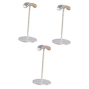 Milisten 3pcs Headphone Stand Headphone Accessories Headset Stand Headphone Mount Desktop Stand Headphone Holder Desktop Accessories Headphones Stand Computer Hardware Aluminum Alloy