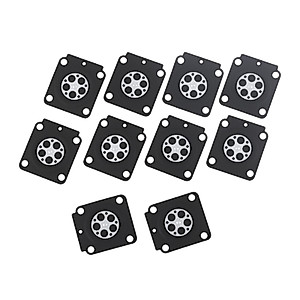 Hicello 10PCS Metering Diaphragm Replaces, Metering Diaphragm Assembly Replacement for Zama A015053, Small Engine Carburetor