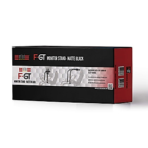 Next Level Racing F-GT Racing Simulator Cockpit and Monitor Stand Bundle