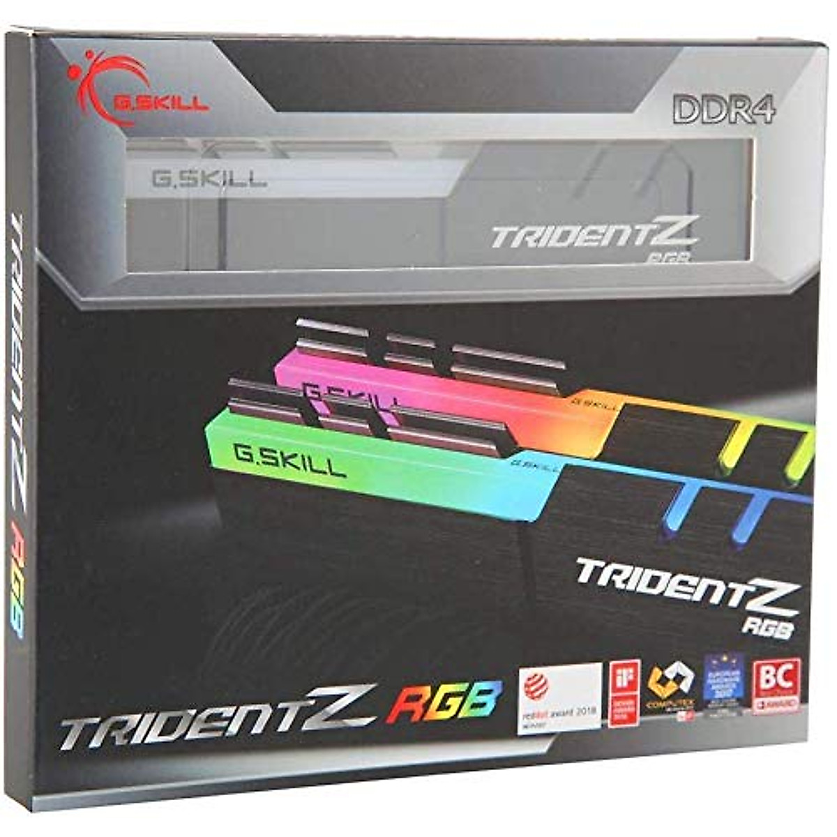 G.SKILL Trident Z RGB Series (Intel XMP) DDR4 RAM 32GB (2x16GB) 3200MT/s CL16-18-18-38 1.35V Desktop Computer Memory UDIMM (F4-3200C16D-32GTZR)