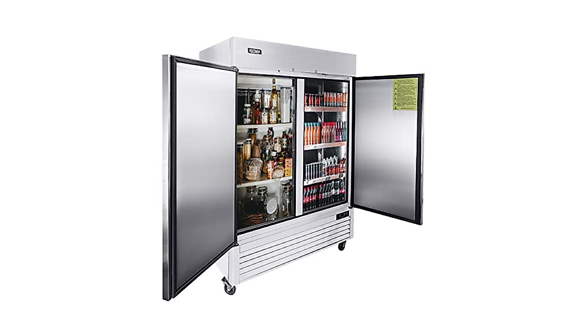 KITMA 54" Commercial Refrigerator - 49 Cu. Ft. Stainless Steel