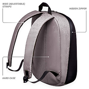 XBAG LED Backpack Customizable Led Screen Hard Case Laptop Backpack with Programmable Screen Digital Smart Model One (Gray)