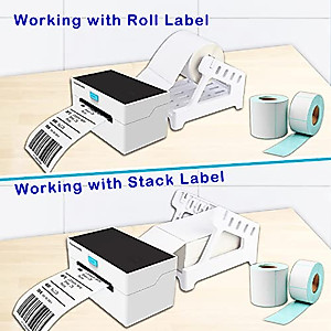 TERRIME Thermal Shipping Label Printer, Wireless Bluetooth Thermal Printer for 4x6 Shipping Label Barcode, Compatible with Android & iPhone/Windows/Mac OS, Support UPS FedEx Shopify Ebay Amazon Etsy