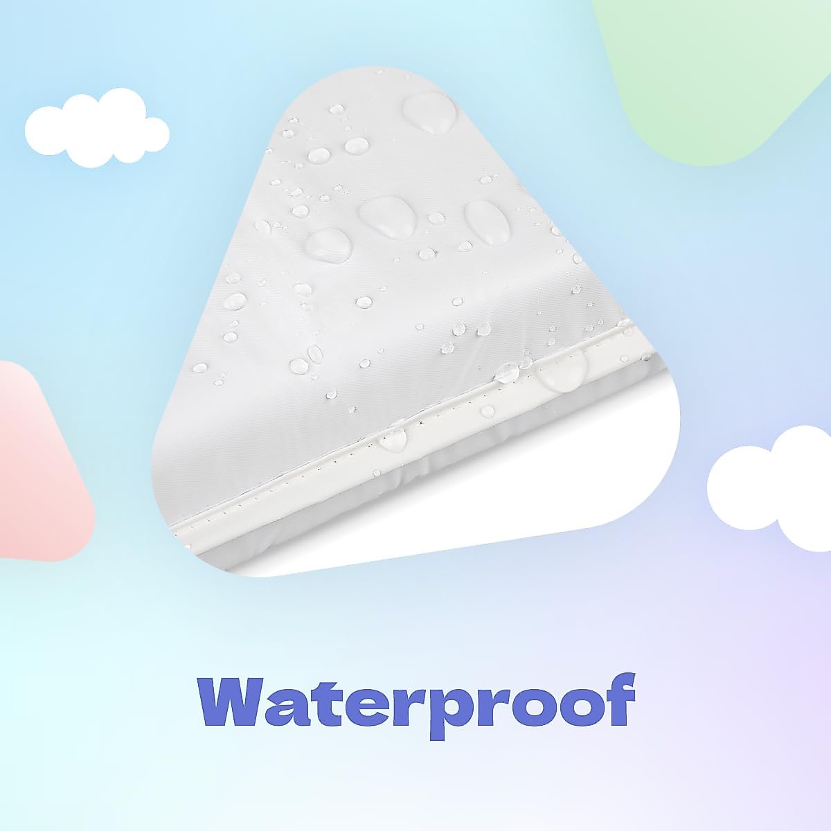 Custom Size 2" Thick Baby Mattress with Fitted Sheet - Waterproof Crib Mattress with Custom Size & Color Fitted Crib Sheet for Bassinet & Cradle