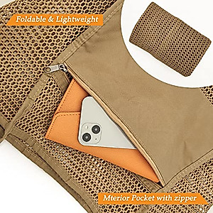 Felomdep Large Mesh Beach Tote Bag for Women，Shoulder Bag, Nylon Pool Bag, Hobo Bag for Beach Travel Shopping,Brown