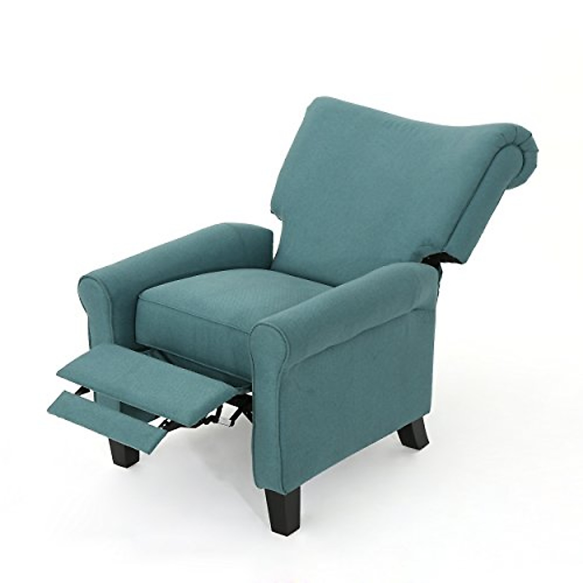 GDFStudio Thelma Traditional Fabric Recliner (Dark Teal)
