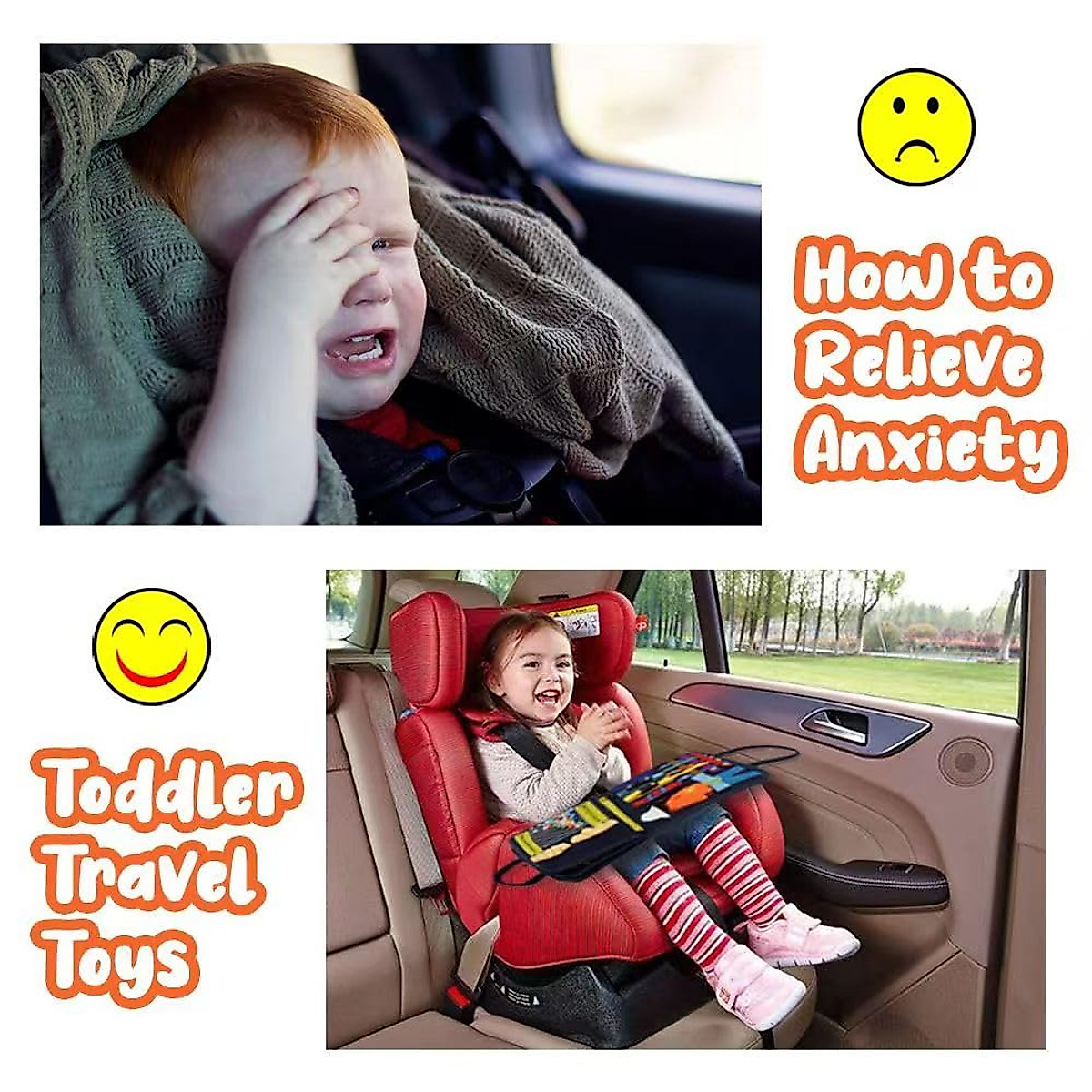 ALKISS Busy Board,26-in-1 Montessori Toys for Toddler, Sensory Board with Alphabet and Calendar for Learning Fine Motor Skills, Portable Travel Toy, Preschool Educational Toys Gift for Boys Girls