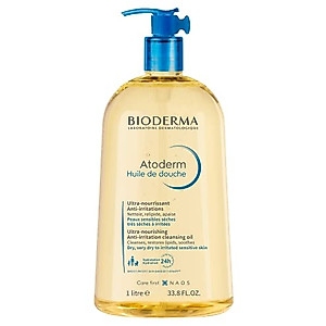 Bioderma - Atoderm - Cleansing Oil - Face and Body Cleansing Oil - Soothes Discomfort - Cleansing Oil for Very Dry Sensitive Skin