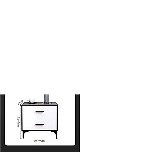 HIGOH Bedside Table Bedside Table Furniture Bedroom Desk Office Filing Cabinet Desk