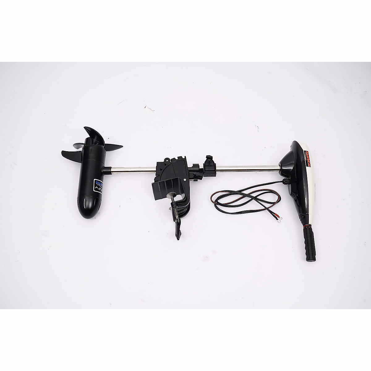 Electric Trolling Motor With 65 Lbs Thrust, Boat Fishing Motor w/Three-blade Propeller, Main Shaft Length & Angle Be Adjusted To Suit Speed Lower Noise For Kayak, Inflatable Fishing Boats