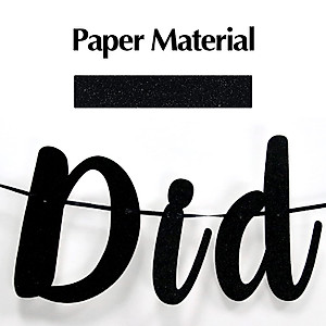 Black Glitter Holy Molar You Did It Banner, Future Dentist/Class of 2025/Congrats Dentist, 2025 Dental School Graduation Party Decorations Supplies