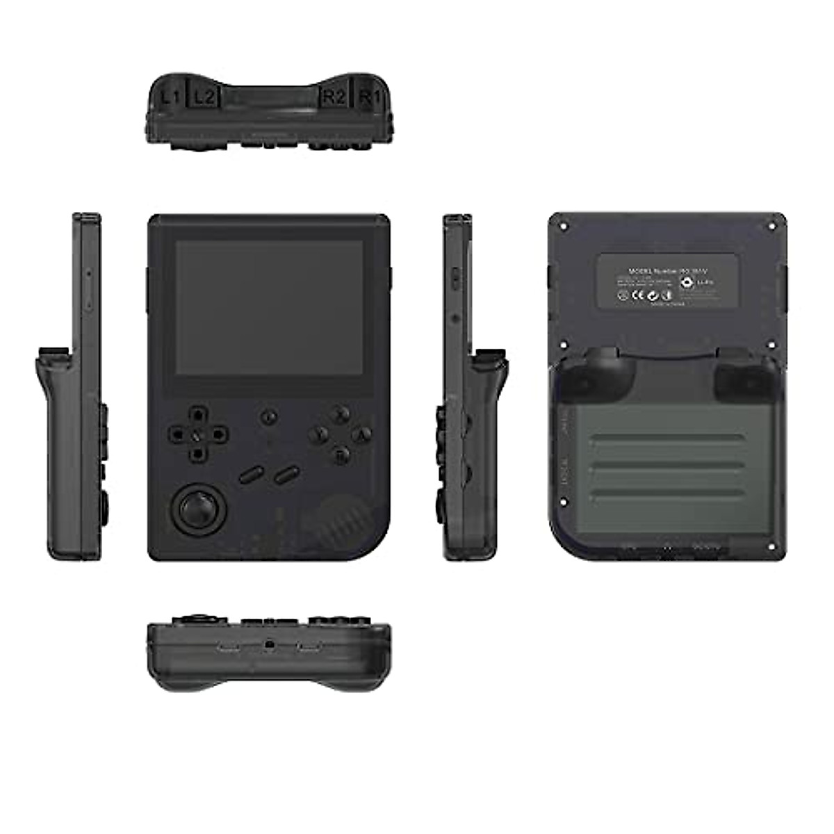 JoySeed RG351V Handheld Arcade Game Console with 10000 Games, 128G 3.5 Inch Retro Portable Game Console - Black