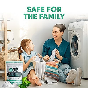 New Dr Suds Natural Laundry Detergent Powder 100+ Loads Eucalyptus & Peppermint Made with Natural Earth Ingredients