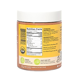 Kokada Coconut Spread, Cinnamon Toast (11oz Jar) - Peanut Free, School Safe Snack, Organic Ingredients, Vegan, Gluten Free Spread, Peanut Butter, Sunflower Seed & Cookie Butter Alternative