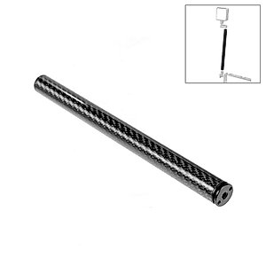 PULUZ 250mm Carbon Fiber Rod, Aluminum Alloy Carbon Fiber Floating Buoyancy Selfie-stick Extension Arm Rods for GoPro HERO9 Black / HERO8 Black / HERO7, DJI Osmo Action and Other Action Cameras