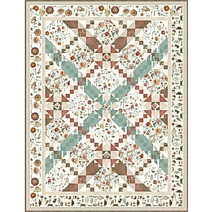 Wilmington Prints Seasons Study Grid Tonal, Fabric by The Yard (Cream)