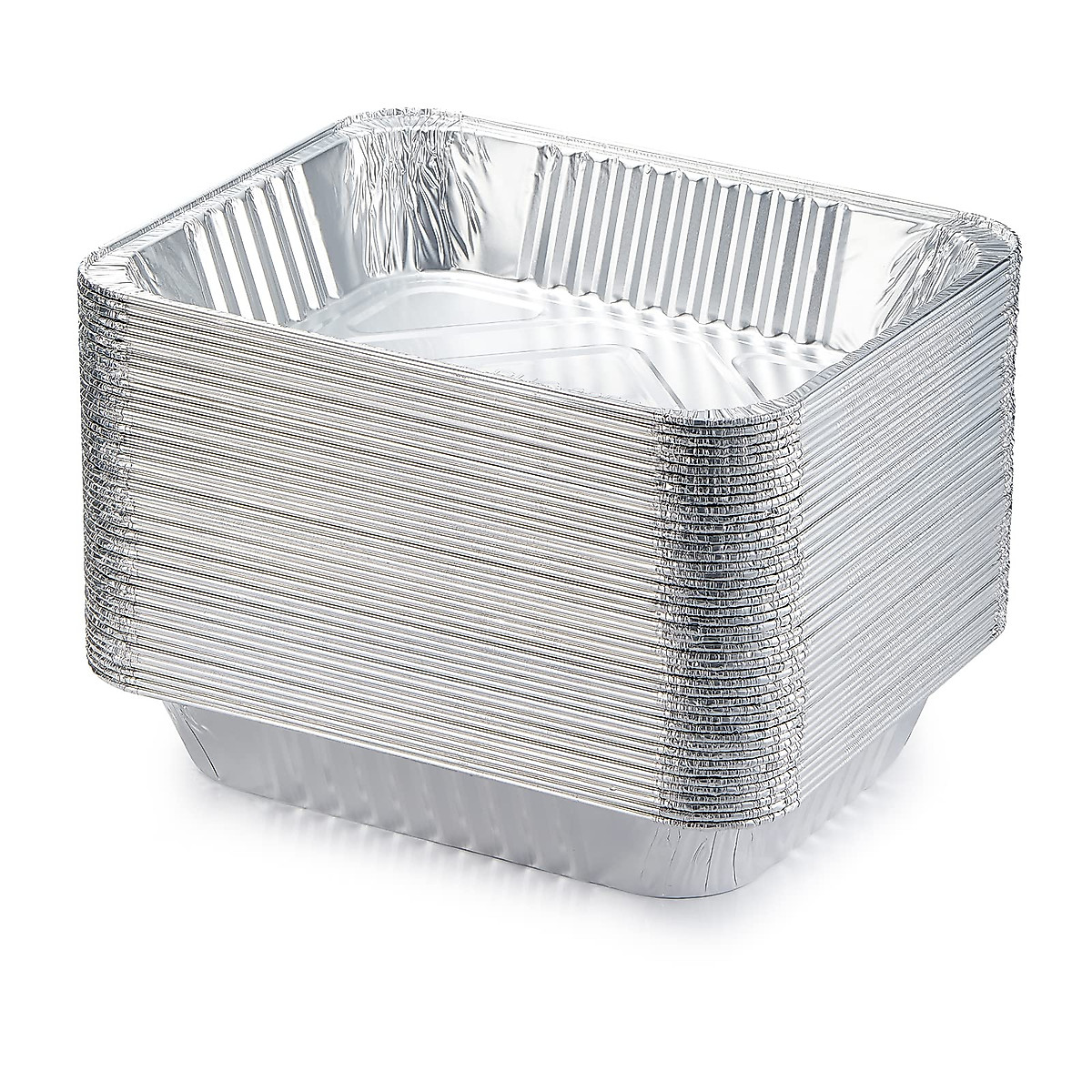 TINTUB 30 Pack 9x13 Aluminum Disposable Foil Pans-Half Size Steam Table Pans - Cookware for Baking,Grilling,Roasting,Prepping Food