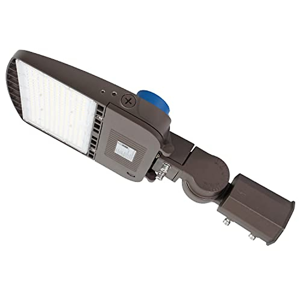 OSTEK 150W LED Parking Lot Light with Dusk to Dawn Photocell, 20KV Surge Protection, 5000K 21000LM LED Shoebox Lights with Slip Fitter Mount- Outdoor Pole Area Street Light, AC100-277V, UL&DLC Listed