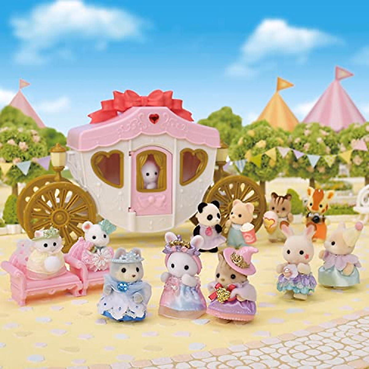 Calico Critters Royal Princess Set - Doll Playset with 5 Figures and Accessories for Children Ages 3+