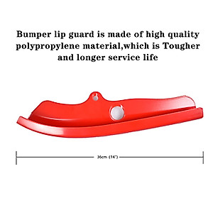 Front Bumper Lip Compatible with 2015-2021 Dodge Challenger R/T Scat Pack 2019-2021 R/T GT Red Not for SXT Widebody