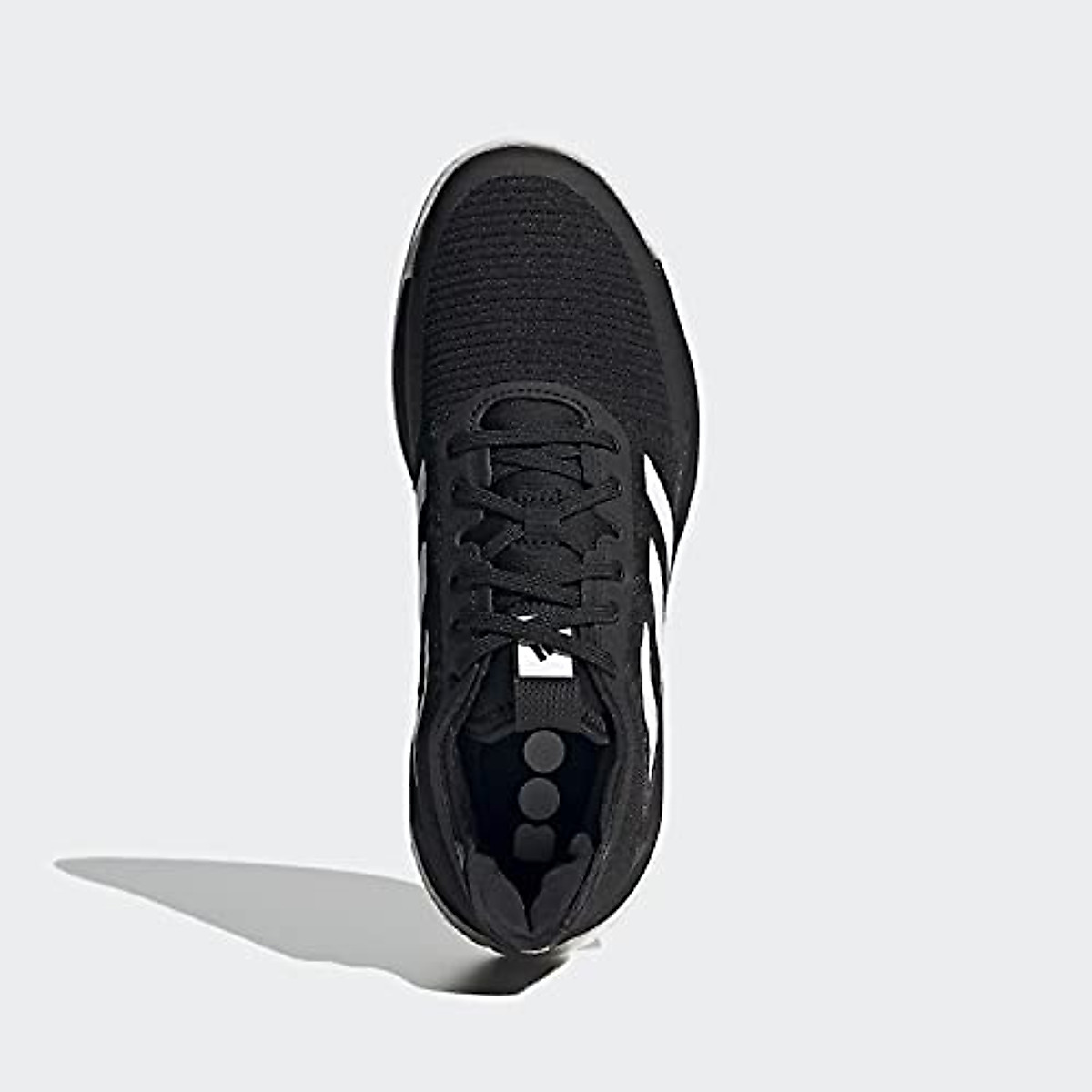 adidas Women's Crazyflight Volleyball Shoe, Black/White/Black, 7