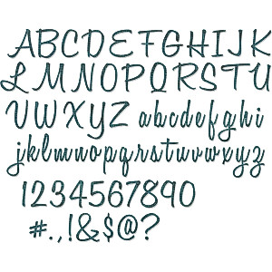 Sizzix Thinlits Die Set , Alphanumeric, Upper & Lowercase by Tim Holtz, 69 Pack, Multiple Sizes, Blue