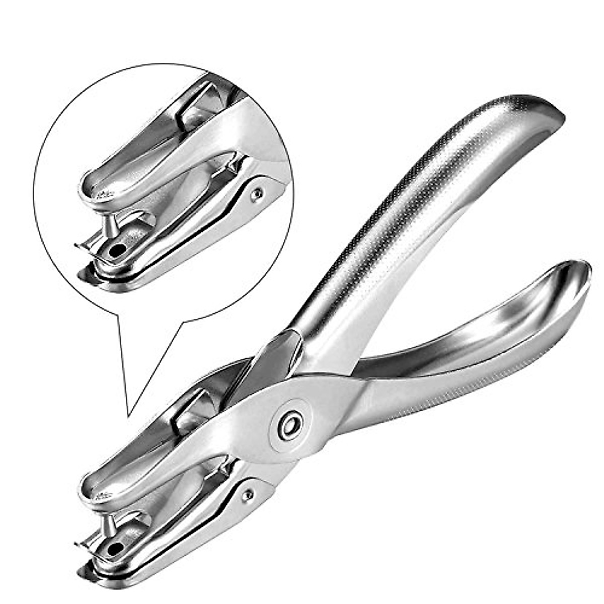 Shappy Metal Hole Punchers Single Hole Punch Paper Puncher Ticket for School, Home and Office, 3 Pack (1/8 inch Hole)