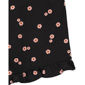 The Children's Place Baby 2 Pack and Toddler Girls Sleeveless Romper, Leopard/Daisy 2-Pack, 5T