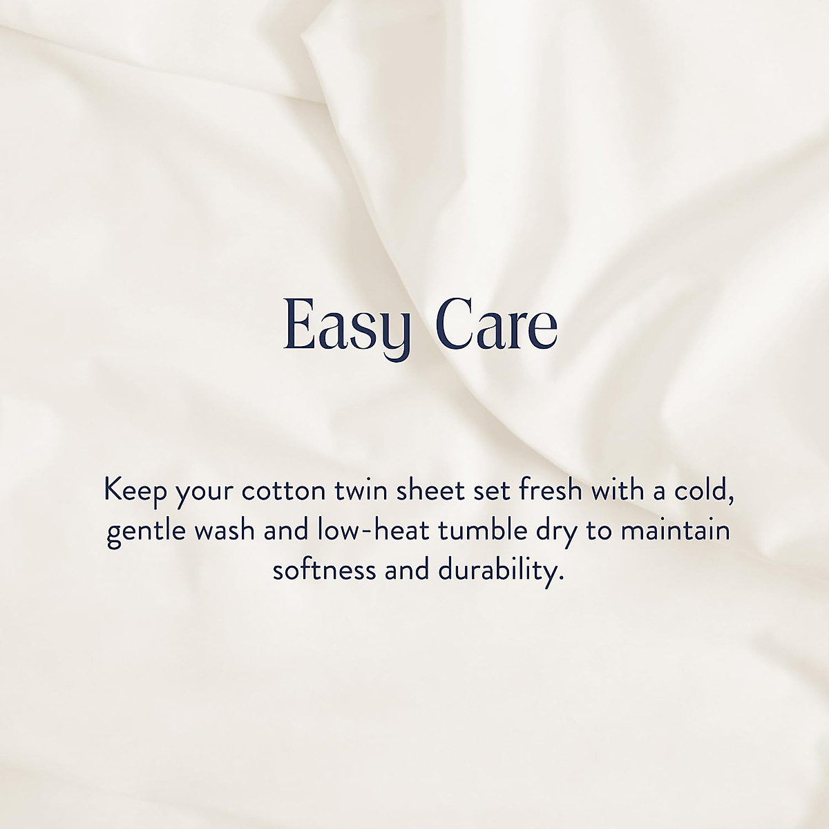 Brooklinen Luxury Sateen 4 Piece California King Size Sheets Set in Cream - 100% Cotton Sateen Sheets - 1 Fitted Sheet, 1 Flat Sheet, 2 Pillowcases - Best Luxury Sheets