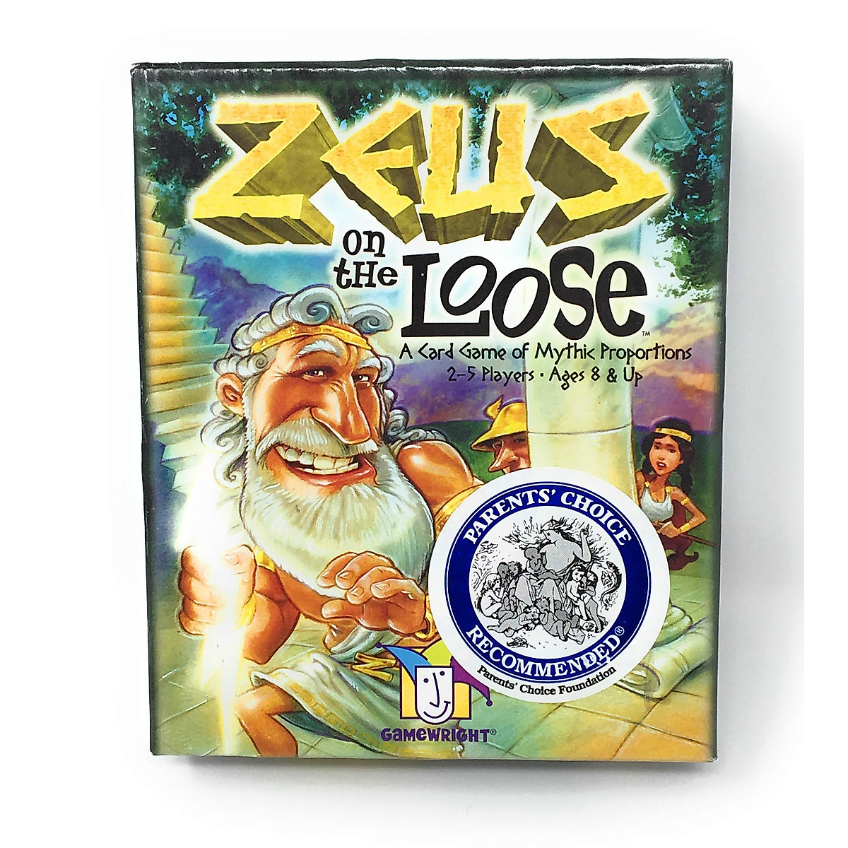 Gamewright - Zeus on the Loose – A Card Game of Mythic Proportions