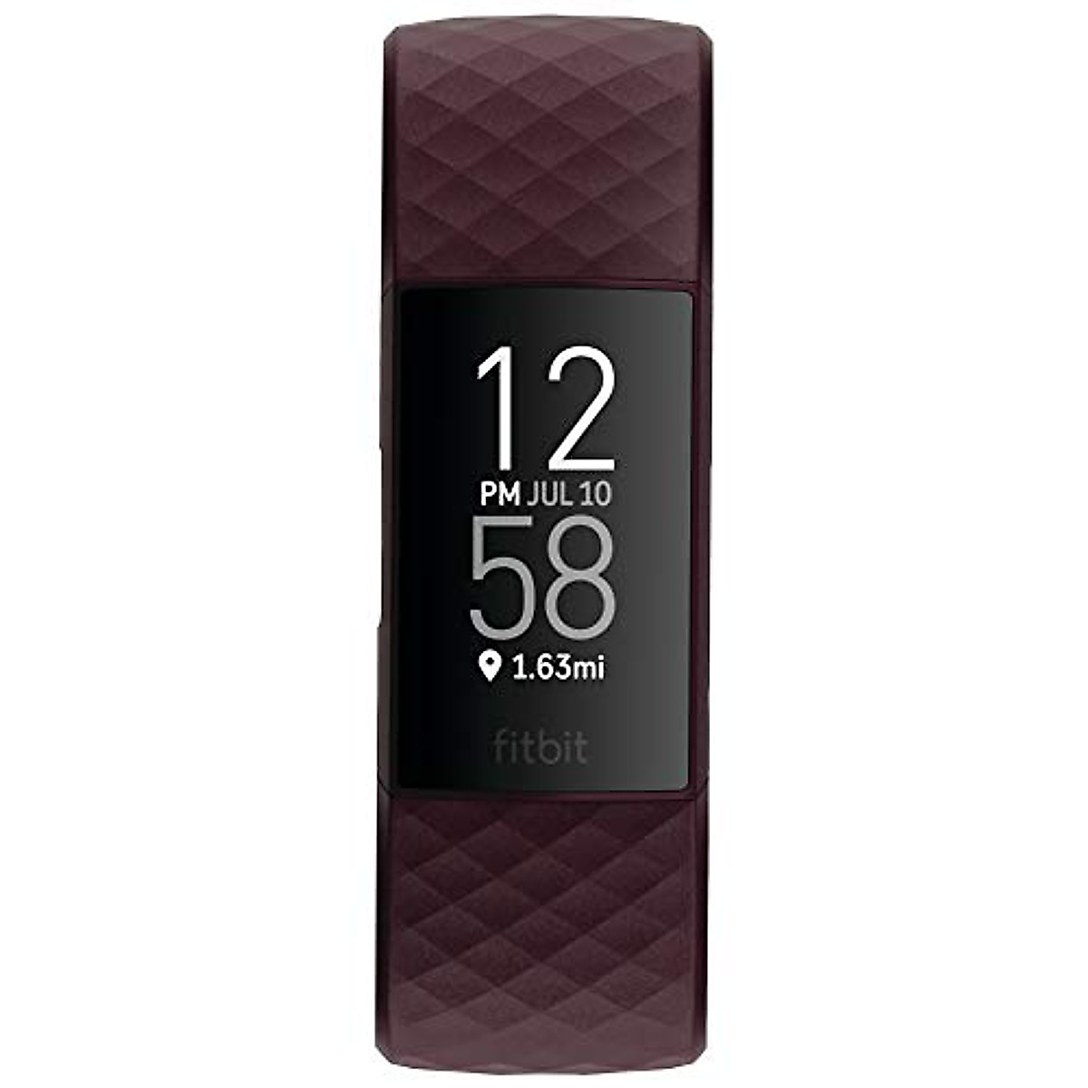 Fitbit Charge 4 Fitness Tracker, Rosewood/Rosewood