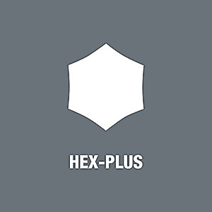 Wera - 5056168001 Tools 4013288033840 WERA Hex-Plus 8040-6 Check Sheet Metal Bit Set, MULTI