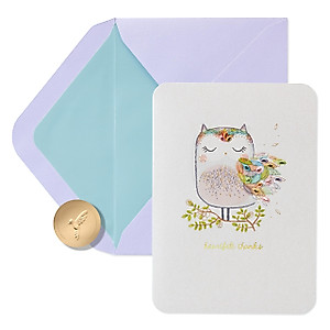 Papyrus Thank You Card (You're so Wonderful)