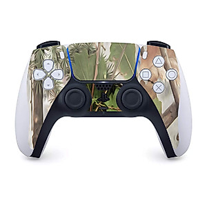 ITS A Skin Skins Compatible with Sony Playstation 5 Console Disc Edition - Protective Decal Overlay Stickers wrap Cover - Tree camo Real Oak