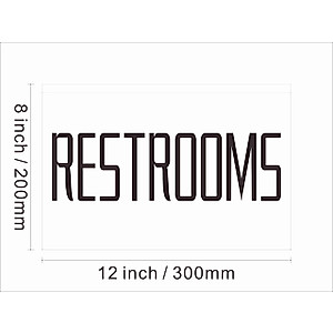 120015 Toilet Restrooms Washroom Lounge Bathroom For Restaurant Cafe Shop Mall Bar Display LED Light Neon Sign (12" X 8", Blue)