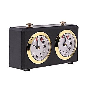 Chess Clock, Tournament Analogue Chess Clock Timer Count Up Count Down Timer, Professional Chess Clock Game Timer for Chinese Chess, International Chess Board Game