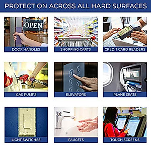 Pac-Dent Cover-It Barrier Film, Adhesive Tape Sheets to Protect Hard Surfaces, 1200 Sheets, 4 Inches x 6 Inches, Black